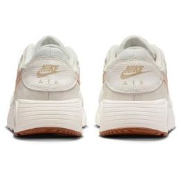 Sneaker Nike SPORTSWEAR "WMNS AIR MAX SC", Damen, Gr. 42,5, sail, sanddrift, gum med braun, Leder, Textil, Schuhe Sneaker