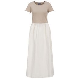 Gina Damen Kleid mit Seersucker-Struktur