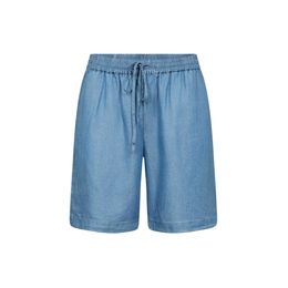 Shorts soyaconcept "Soya Concept Shorts SC-LIV", Damen, Gr. S, Normalgr&ouml;&szlig;en, 2250 medium blau, Obermaterial: 100% Lyocell, Hosen Shorts