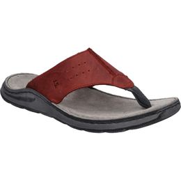 Zehentrenner Josef Seibel "Maverick 05, rot", Herren, Gr. 40, rot, Obermaterial: 100% Rindsleder Leather cow., Schuhe Zehentrenner