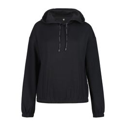 Sweatshirt Rukka "Rukka Kapuzenshirt/college Maajarvi", Damen, Gr. 36, schwarz, Sweatware, 53% Modal, 38% Polyester, 9% Elasthan, normal, ohne Ausschnitt, Sweatshirts Sweatshirt
