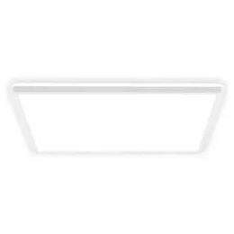 B.K.LICHT LED Panel "SHALLOW", wei&szlig; matt, 1, H: 3cm, 1 Stk., Leuchten, 42x42x3 cm, Badlampe, Badezimmer, K&uuml;che, Wohnzimmer