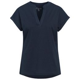 Gina Damen T-Shirt mit V-Ausschnitt