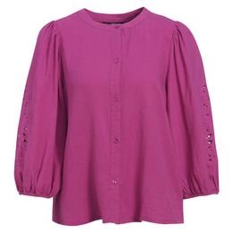 Gina Benotti Damen Leinen-Bluse mit Spitze