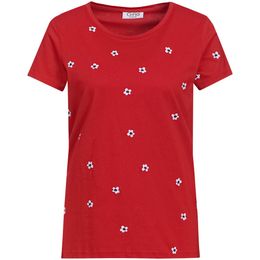 Gina Damen T-Shirt mit Stickerei