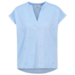 Gina Damen T-Shirt mit Stickerei