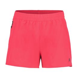 Trainingsshorts Rukka "Rukka Shorts Makela", Damen, Gr. 44, EURO-Gr&ouml;&szlig;en, hellrot, Stoff, 87% Polyester, 13% Elasthan, Hosen