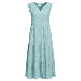 Gina Damen Kleid mit Allover-Stickerei