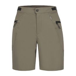 Trekkingshorts Icepeak "Icepeak Shorts Drew", Damen, Gr. 40, EURO-Gr&ouml;&szlig;en, granit, Stoff, 88% Polyamid, 12% Elasthan, Hosen