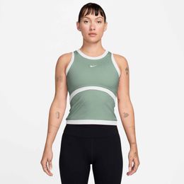 Trainingstop Nike "W NK ONE DF TANK B", Damen, Gr. L, steam, wei&szlig;,, Obermaterial: 80% Polyester, 20% Elasthan, Tops, mit Dri-FIT Technologie, schnell trocknender Stoff