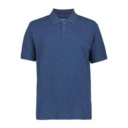 Poloshirt Icepeak "Icepeak Polo shirt Velletri", Herren, Gr. L, marinenblau, Stoff, 100% Baumwolle, normal, hoch geschlossener Ausschnitt, Shirts