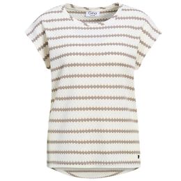Gina Damen Strick-T-Shirt mit Streifen