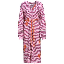Gina Benotti Damen Midikleid mit Zick-Zack-Muster