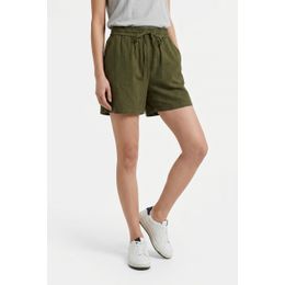 Shorts Only "ONLTIZANA STRING COTTON SHORTS WVN", Damen, Gr. L, N-Gr, grape leaf, Web, Obermaterial: 100% Baumwolle, unifarben, loose fit kurz, Hosen Shorts, Baumwolle, loose fit