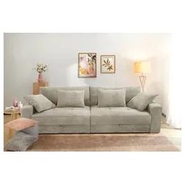 Jockenh&ouml;fer Big-Sofa JOCKENH&Ouml;FER GRUPPE "Space XL, B: 284 cm", grau, beige 426, 17, B:284cm T:113cm, Korpus: 100% Polyester;Kissen: 100% Polyester, Sofas, Big-Sofa, Mega-Sofa mit Bettkasten & 4 Zierkissen