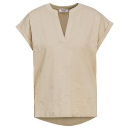 Gina Damen T-Shirt mit Stickerei