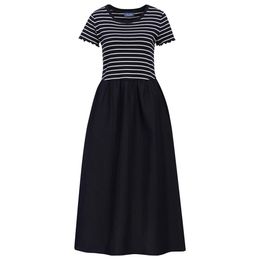 Gina Damen Kleid mit Seersucker-Struktur