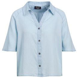 Gina Damen Bluse mit Knopfleiste