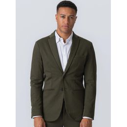 Sakko TEESHOPPEN "TEESHOPPEN Blazer The Original", Herren, Gr. 52, dunkelgr&uuml;n, Obermaterial: 75% Polyester, 22% Viskose, 3% Elasthan, Sakkos Sakko