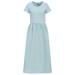Gina Damen Kleid mit Seersucker-Struktur