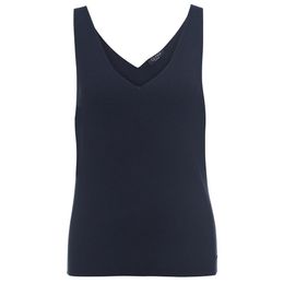 Gina Damen Top mit Rippstruktur