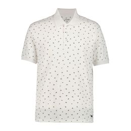 Poloshirt Icepeak "Icepeak Polo shirt Velletri", Herren, Gr. S, wei&szlig;, Stoff, 100% Baumwolle, normal, hoch geschlossener Ausschnitt, Shirts