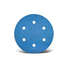 Menzer Klett-Schleifscheiben &Oslash; 150 mm K80 6-Loch Set 25 St&uuml;ck (231415080)