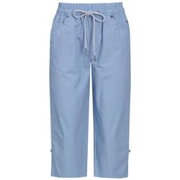 Gina Damen Capri-Hose mit Elastikbund