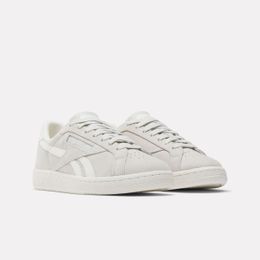 Trainingsschuh Reebok CLASSIC "CLUB C GROUNDS UK", Damen, Gr. 40,5, softgrau, chalk, chalk, Leder, Synthetik, Schuhe