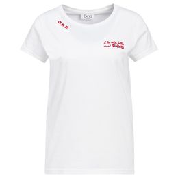 Gina Damen T-Shirt mit Stickerei