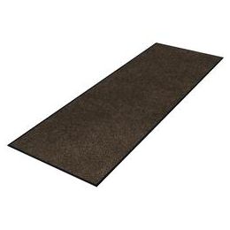 Teppich "und L&auml;ufer Espresso Brown", braun, B:60cm H:9mm L:180cm, Obermaterial: 100% Polyamid, wash+dry BY KLEEN-TEX, Teppiche, Teppich