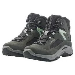 Wanderschuh Lowa "VENTIERRA GTX QC WS", Damen, Gr. 42,5, grau, rauchgr&uuml;n, Leder, Textil, Schuhe Wanderschuh, wasserdicht dank Gore-Tex Membrane, Topseller