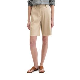 Marc O'Polo Shorts MARC O'POLO "aus Viskose-Leinen-Stretch", Damen, Gr. 42, Normalgr&ouml;&szlig;en, sandpaper, Obermaterial: 53% Leinen, 45% Viskose, 2% Elasthan, unifarben, loose fit kurz, Hosen Shorts