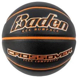 Basketball KEMPA "Basketball Baden Crossover" Gr. 6, schwarz (schwarz, orange), B&auml;lle, Herren, 6