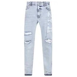 Bequeme Jeans 2Y Premium "2Y Premium Herren 2Y Skinny Fit Jeans", Herren, Gr. 33, Normalgr&ouml;&szlig;en, blau, 100% Baumwolle, unifarben, Jeans