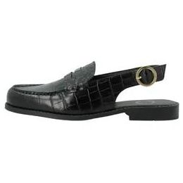 Ca'Shott Bootsschuh CA'SHOTT "Ca'Shott Low shoe CASROBERTA", Damen, Gr. 41, Normalschaft, schwarz croco, Obermaterial:, Schuhe Bootsschuh