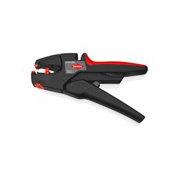 Knipex 12 40 200 Selbsteinstellende Abisolierzange f&uuml;r Leiter von0,03 bis10 mm&sup2; schwarz lackiert L200mm)