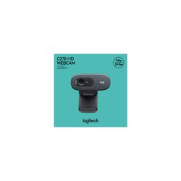 Logitech Webcam USB 3MP HD, sw, Retail C270 (52-990-053)