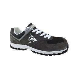 Arbeitsschuh DUNLOP WORKWEAR "Flying Arrow" Gr. 40, grau (dunkelgrau), 40, Obermaterial: 100% Rindsleder Leather cow., Schuhe, Arbeitsschuh