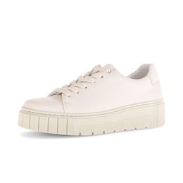 Sneaker Gabor "Sneaker low", Damen, Gr. 35,5, creme, Schuhe Sneaker