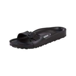 Sandale Birkenstock "Madrid", Damen, Gr. 36, schwarz, Obermaterial: 100% Sonstiges Material (Ananasfaser) AM_PF ., Schuhe Sandale