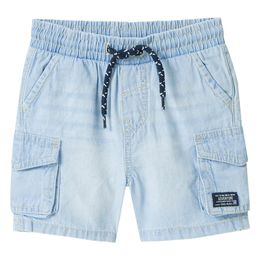 Topomini Baby Denim-Shorts mit Cargo-Taschen