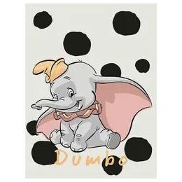 Bild Komar "Dumbo Dots", bunt (farbe bild(er): bunt), B:30cm H:40cm, Holz, Papier, Bilder, Bild, Wandbild zur Dekoration im Kinderzimmer - ohne Rahmen