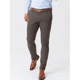Chinohose TEESHOPPEN "TEESHOPPEN Trouser The Original Performance", Herren, Gr. 29x34, L&auml;nge 34, schwarz braun, Obermaterial: 75% Polyester, 22% Viskose, 3% Elasthan, Hosen Chinohose