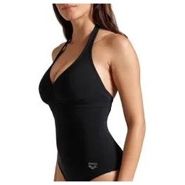 Badeanzug arena "WOMEN'S arena SWIMSUIT ALESSIA CLIP BACK", Damen, Gr. 38, N-Gr, schwarz, Obermaterial: 68% Polyamid, 32% Elasthan, Badeanz&uuml;ge Badeanzug, mit Shaping Technologie, mit eingearbeitetem Bustier, chlorbest&auml;ndig