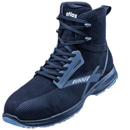 Sicherheitsschuh Atlas SCHUHE "Runner 105 ESD" Gr. 40, grau (anthrazit, blau), 40, Obermaterial: 100% Textilmaterial TEXMAT., Schuhe