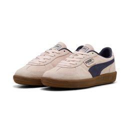 Sneaker Puma "PALERMO", Damen, Gr. 42, jasmine flower, gum, deep plum, Leder, mehrfarbig, Schuhe Sneaker, f&uuml;r Alltag, aus Leder, mit Schn&uuml;rverschluss