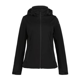 Outdoorjacke Icepeak "Icepeak Softshell jacke Boise", Damen, Gr. 48, schwarz, Stoff, 100% Polyester, normal, Jacken Outdoorjacke