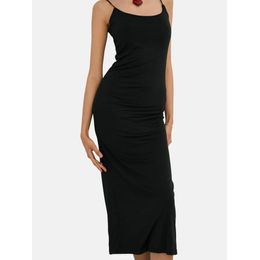 Jerseykleid ITS MAY "ITS MAY Dress Beatrice", Damen, Gr. M/L, schwarz, Obermaterial: 95% Polyester, 5% Elasthan, Kleider Jerseykleid