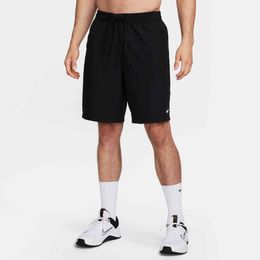 Shorts Nike "M NK DF FORM 9IN UL SHORT", Herren, Gr. L, N-Gr, schwarz, wei&szlig;, Obermaterial: 100% Polyester, Hosen Shorts, sportlicher Stil, leichtes Tragegef&uuml;hl
